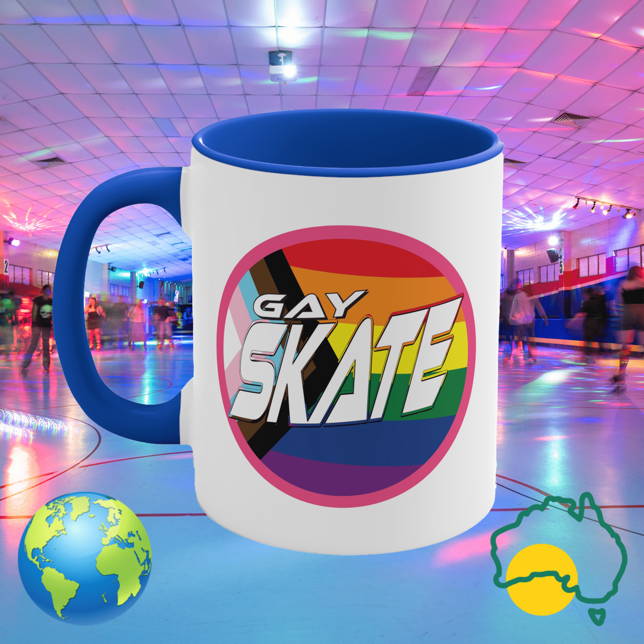 LGBTQ Pride Mugs & Queer Coffee Cups - Gay Skate