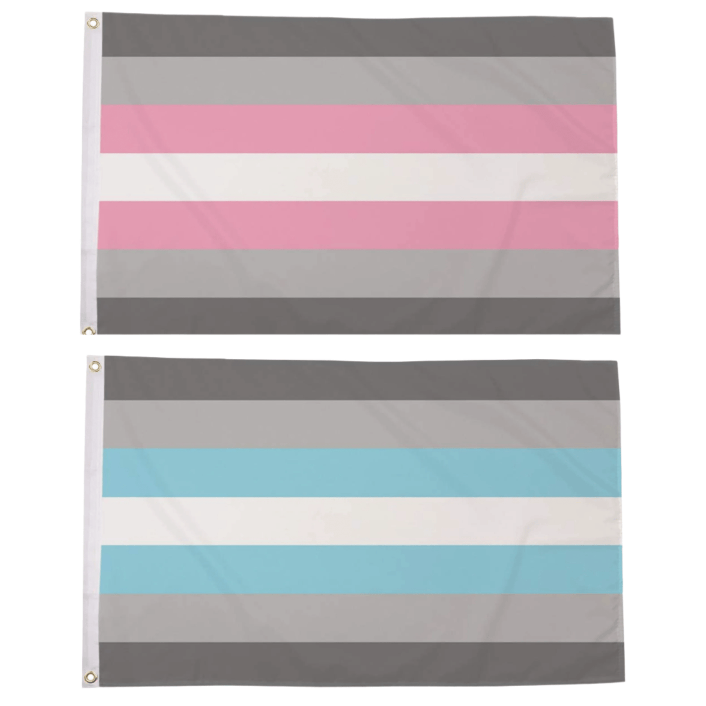 Demigirl and Demiboy Pride Flags 2 Sizes - Demigender Pride Flags | Gay ...