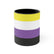 Non-Binary Pride Flag Colourful Accent Mug - Enby Pride Coffee Mug ...